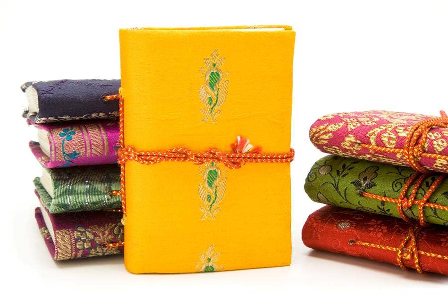 Small Cloth-bound Notebook – shop-kado